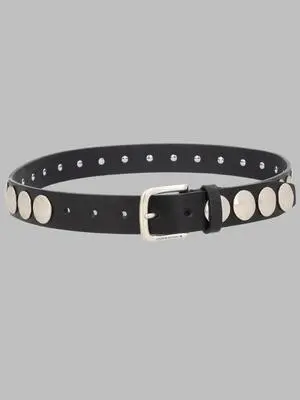 GOLDEN GOOSE Leather Belt - Black