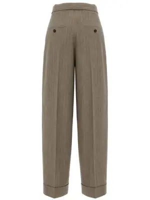 Max Mara Pinstripe Pants
