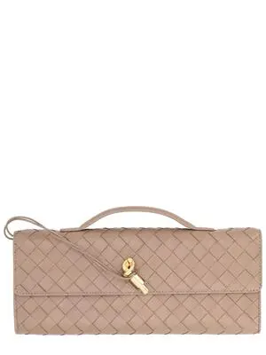 Bottega Veneta BOTTEGA VENETA Andiamo Clutch Cream