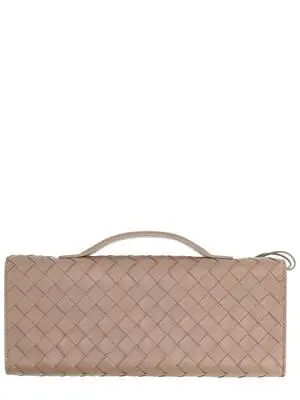 Bottega Veneta Andiamo Clutch - Cream