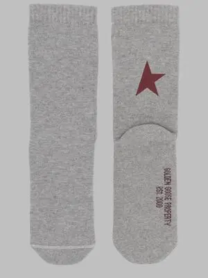GOLDEN GOOSE Cotton Blend Socks - Gray