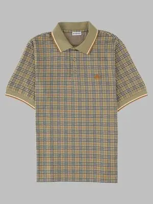 Burberry Checked Polo Shirt - Multicolor