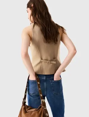 Maje Long Tailored Waistcoat