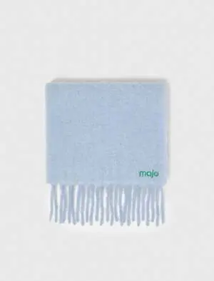 Maje Wool And Alpaca Blend Scarf