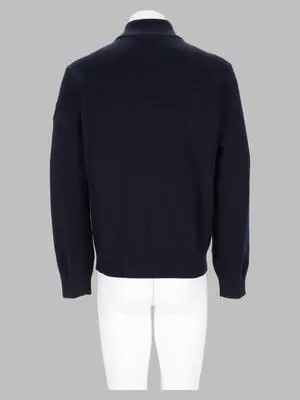 Canada Goose Wool Zip-up Jacket - Black