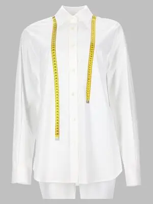 Moschino Tailoring Tape Shirt - White