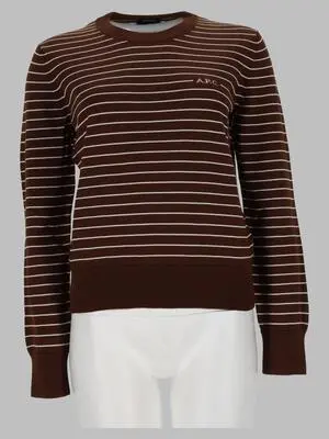 A.p.c. Striped Cotton Sweater - Multicolor