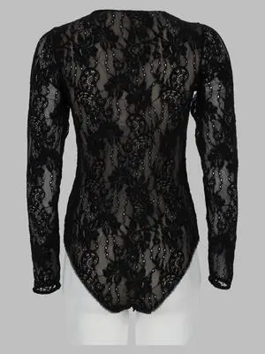 Zimmermann Lace Bodysuit - Black