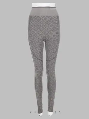 Casablanca CASABLANCA Monogrammed Leggings Gray