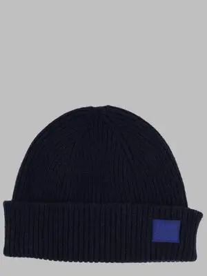 Paul Smith Cashmere And Merino Wool Beanie - Blue