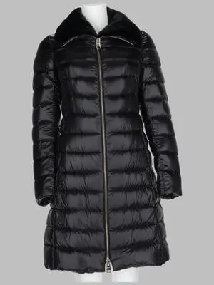 Herno Quilted Long Puffer Coat - Black