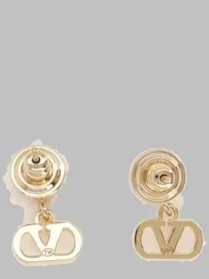 Valentino Garavani Vlogo Signature Pearl Earrings