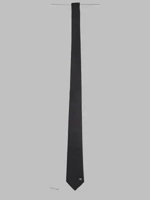 Valentino Garavani Cravatta Con Logo - Black