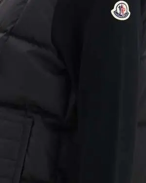 Moncler Quited Woo Padded Cardigan With Zip Femae