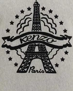 Kenzo Eiffe Tower Design Cotton Sweatshirt Mae
