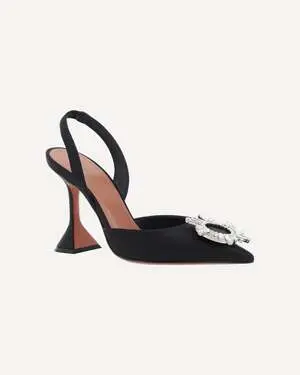 Amina Muaddi Begum Slingback Pumps