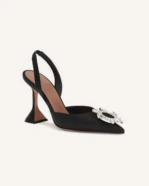 Amina Muaddi Begum Slingback Pumps