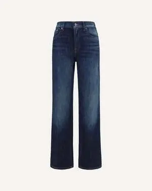 7 For All Mankind Straight-leg Vintage Wash Jeans