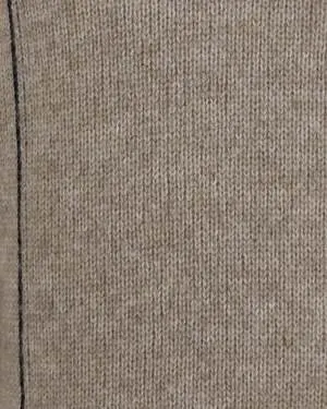 Giorgio Armani Alpaca-knit Hooded Sweatshirt With Contrasting Trims