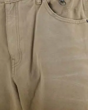 GOLDEN GOOSE Cotton Pants With Check Detail