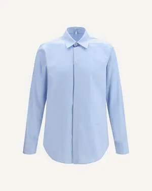 Loewe Lightweight Cotton Poplin Shirt - Light Blue