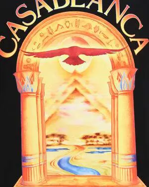 Casablanca Hermon Mirage Arch Print T-hirt