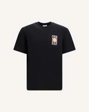 Casablanca Herons Irage Print T-shirt Ale