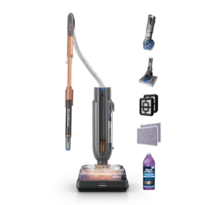 SHARK Aquareach Pro Floor To Ceiling Vacuum Mop, Premium Bundle - Charcoal