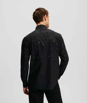 Karl Lagerfeld Rhinestone Dégradé Shirt