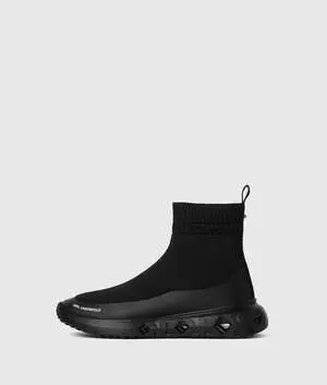 Karl Lagerfeld K/kite Run Sock Boots - Black
