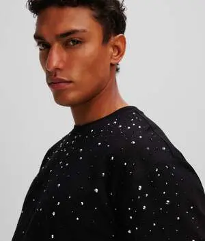 Karl Lagerfeld Rhinestone Dégradé T-shirt