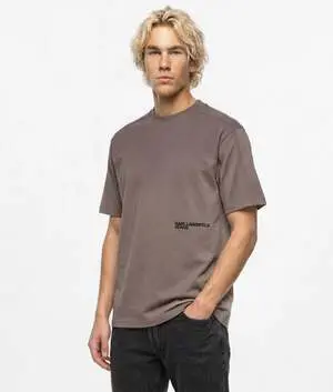 KL JEANS Relaxed Seam-detail T-shirt - Iron