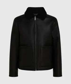 Karl Lagerfeld Faux-shearling Reversible Jacket