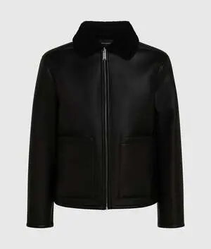 Karl Lagerfeld Faux-shearling Reversible Jacket