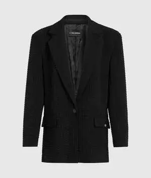 Karl Lagerfeld Rhinestone Tailored Blazer