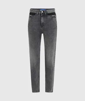 KL JEANS Cut-out Mom Jeans
