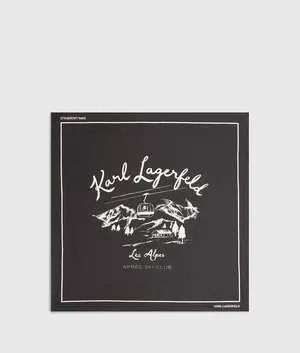 Karl Lagerfeld Après Ski Club Scarf - Black