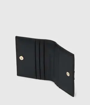 Karl Lagerfeld K/autograph Drop Bifold Cardholder - Black/gold