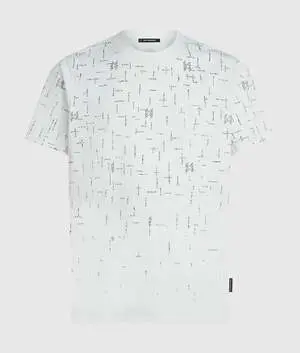 Karl Lagerfeld Monogram Rhinestone T-shirt - White