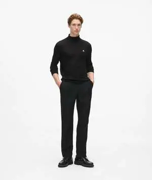Karl Lagerfeld Straight-leg Bouclé Pants