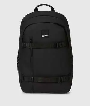 KL JEANS Coated Technical-leather Backpack - Black