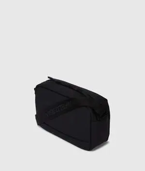 KL JEANS Coated Technical-leather Crossbody Bag - Black
