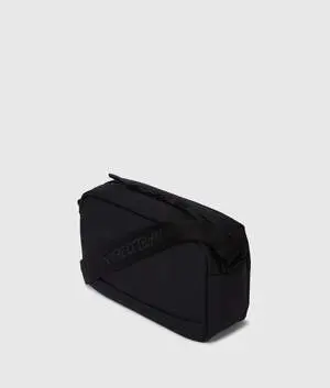 Karl Lagerfeld Coated Technical-leather Crossbody Bag - Black