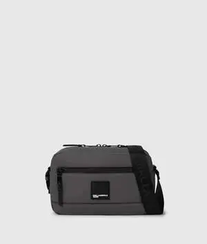 KL JEANS Jeans Coated Technical-leather Crossbody Bag - Tornado