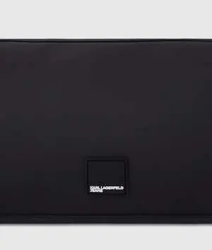 KL JEANS Coated Technical-leather Washbag