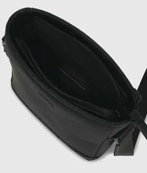 KL JEANS Coated Technical-leather Reporter Bag