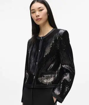 Karl Lagerfeld Sequin Jacket