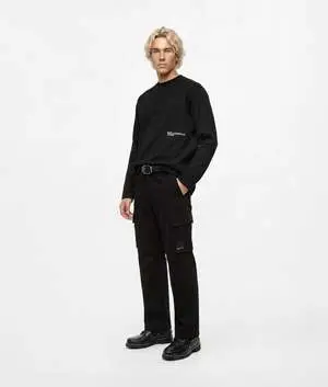KL JEANS Long-sleeved Seamed T-shirt