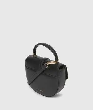 Karl Lagerfeld K/autograph Drop Top Handle Bag - Black/gold