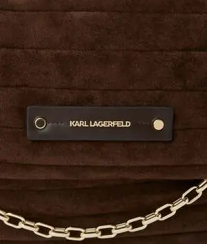 Karl Lagerfeld K/essential Plie Shoulder Bag